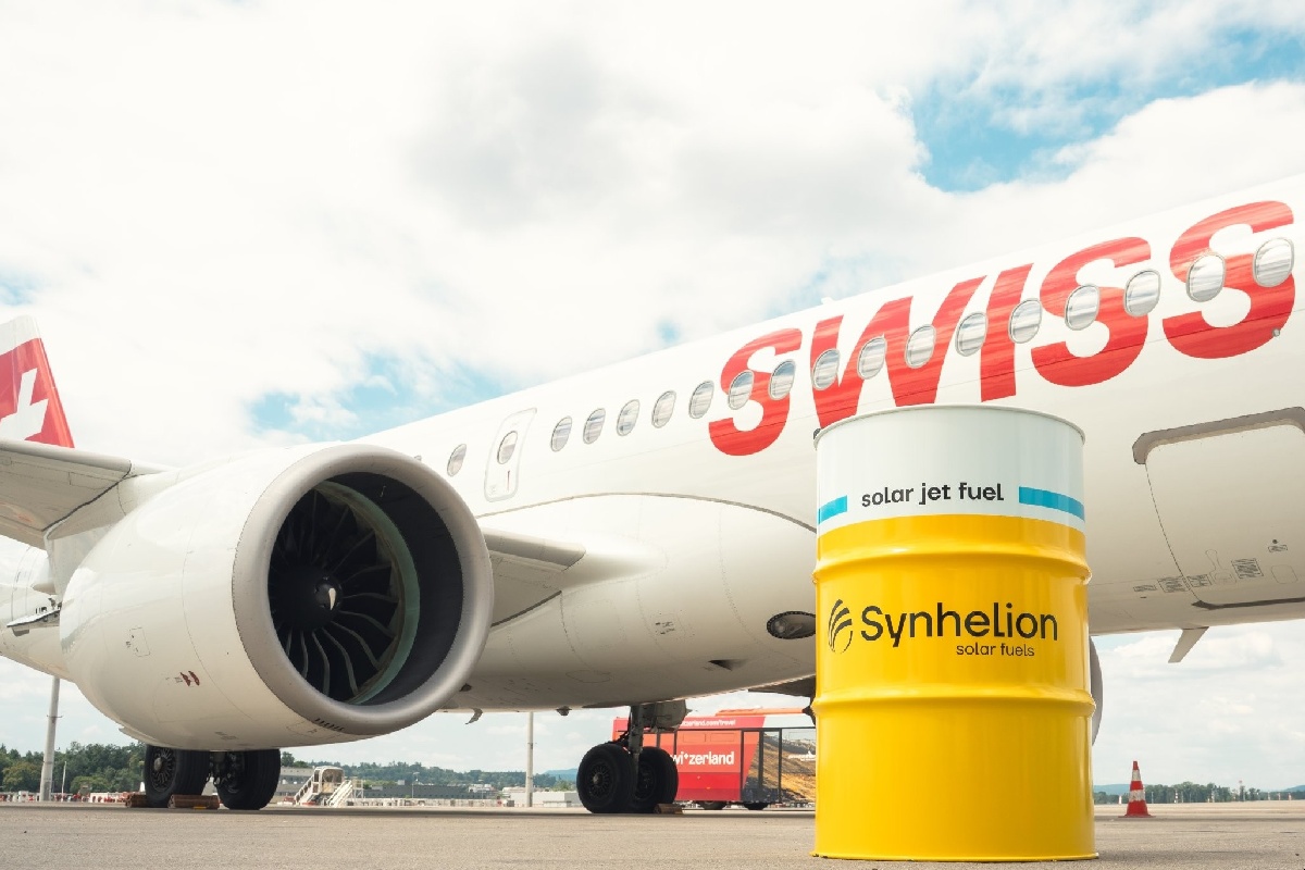 SWISS integrates first supplies of Synhelion solar SAF into flight ...